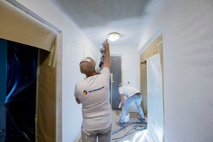 Spackspuitwerk laten aanbrengen? | VAB Afbouwgroep